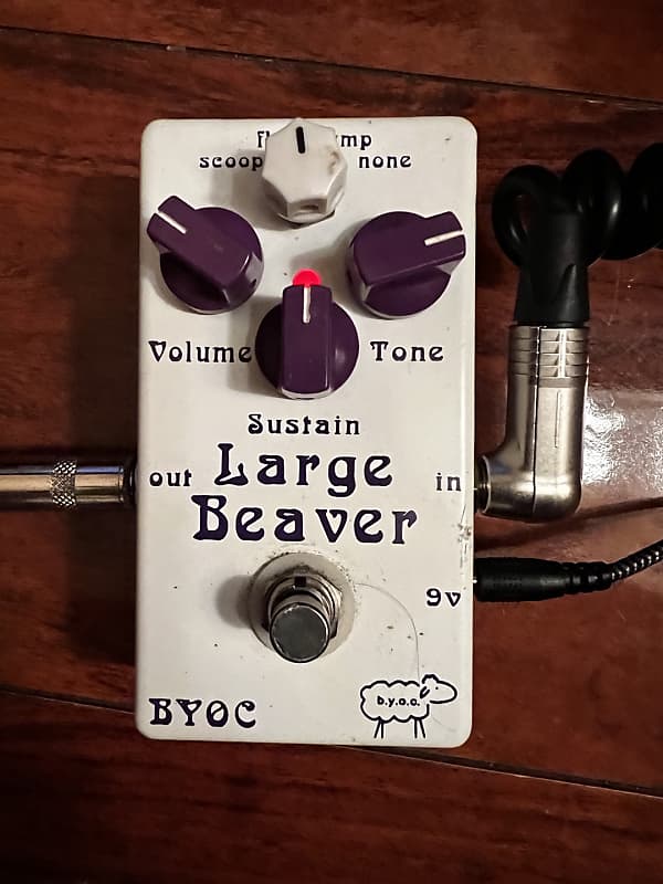 BYOC Large Beaver Pre-built Pedal (Ram's Head Specs, painted | Reverb