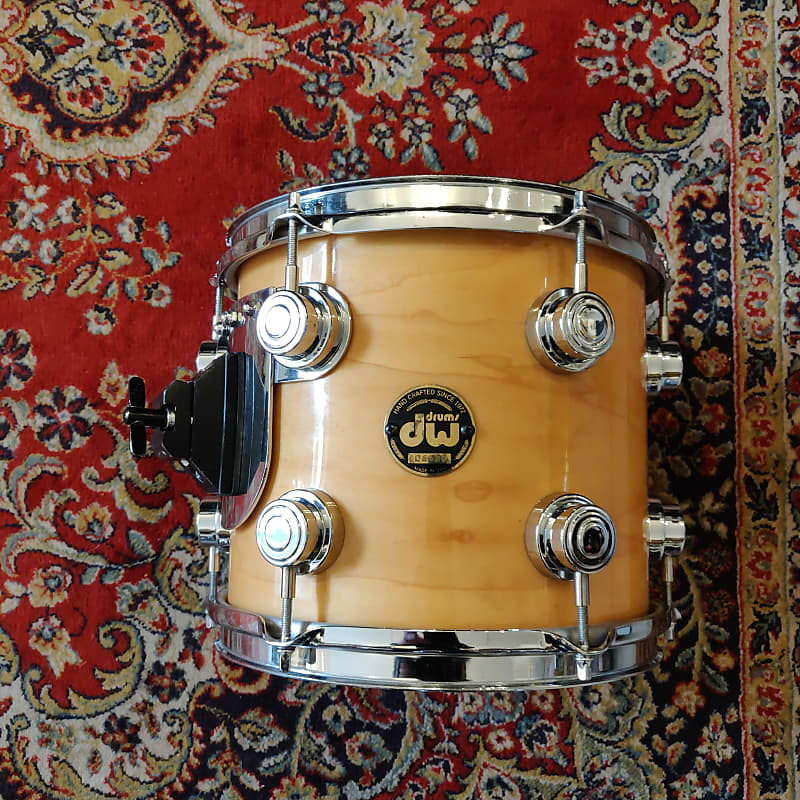 DW Tom Pre-Collector (Maple / Keller) 10"x9" Gloss Natural | Reverb