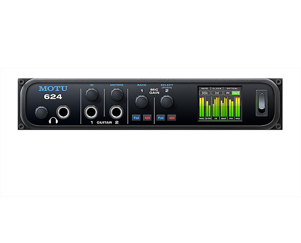 MOTU 624 Thunderbolt / USB3 / AVB Ethernet Audio Interface | Reverb