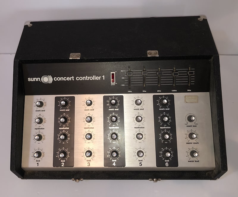 Sunn Concert Controller 1 - Black / Silver | Reverb