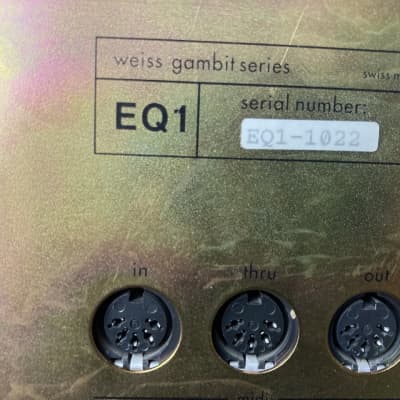 Weiss EQ1 | Reverb