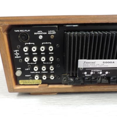 Sansui 5000A Stereo Receiver * 55W RMS * 1970 | Reverb