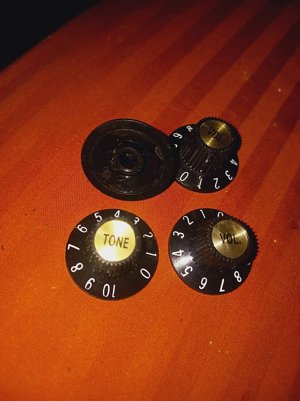 Vintage Gibson witchhat Knobs 1968 - Gold(2 day sale) | Reverb