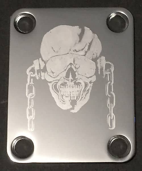 GUITAR NECK PLATE Custom Engraved Etched - Megadeth | Reverb Canada