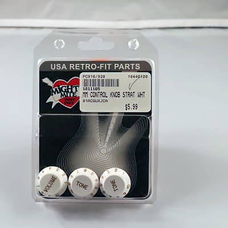 Mighty Mite 916/920 Ctrl Knobs White | Reverb
