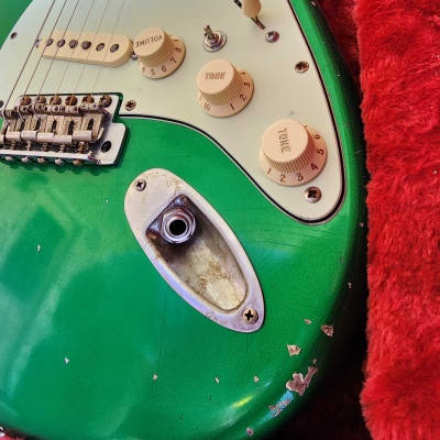 '62 Wildwood Alder Reliced NITRO Green Strat U.S.A. Custom | Reverb