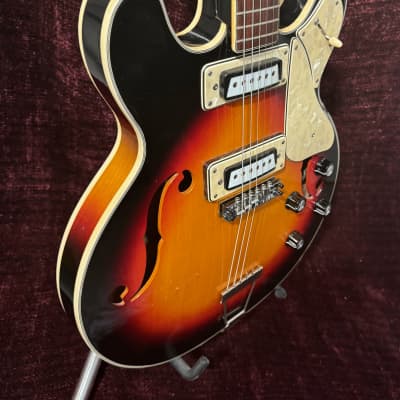 Bruno Maxitone ES-335 Style Electric Guitar - Pearloid | Reverb