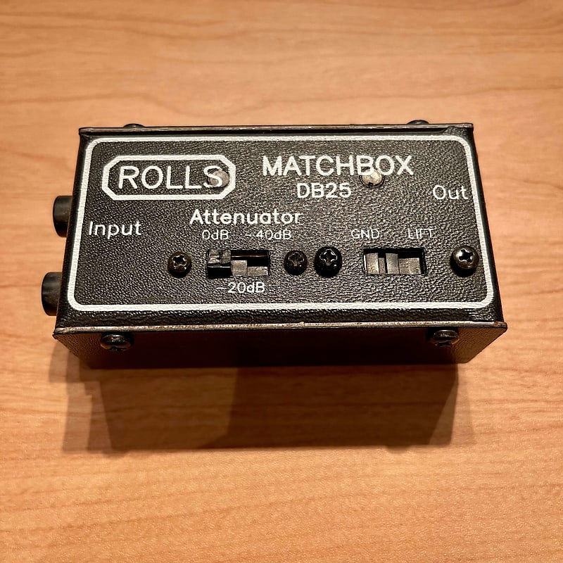 Rolls DB25 Matchbox Direct Box | Reverb