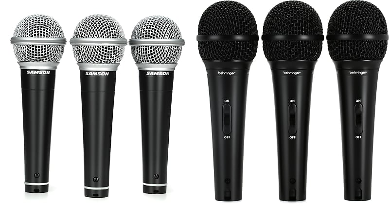 Samson R21 Cardioid Dynamic Vocal Microphone - 3-pack Bundle | Reverb