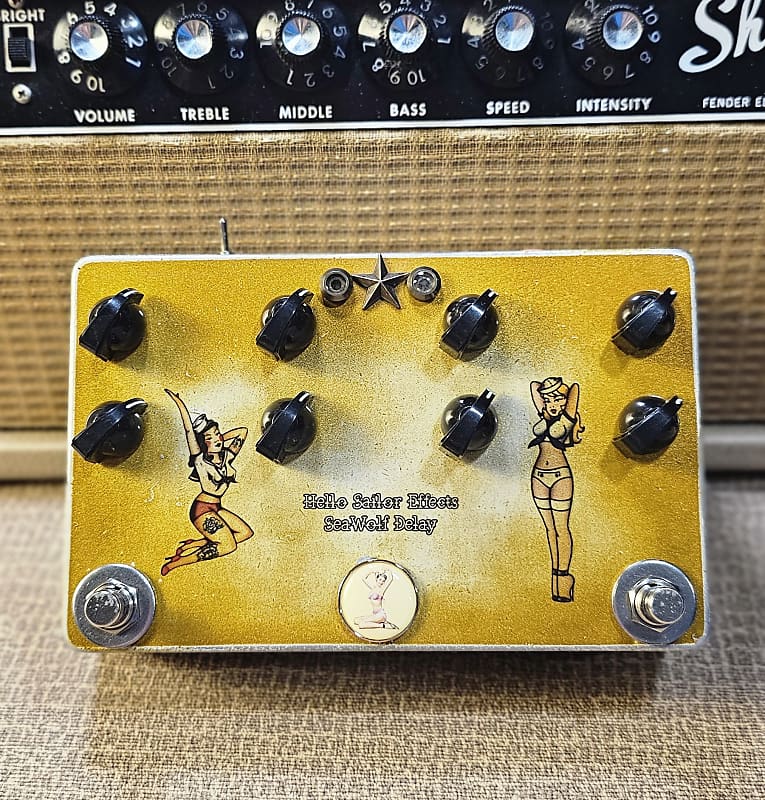 Hello Sailor Effects SeaWolf Dual Delay - Goldtop | Reverb