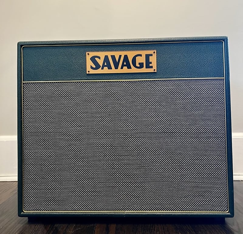 Savage Audio Glas 30 2001 - Green Tolex w/ Gold Trim | Reverb