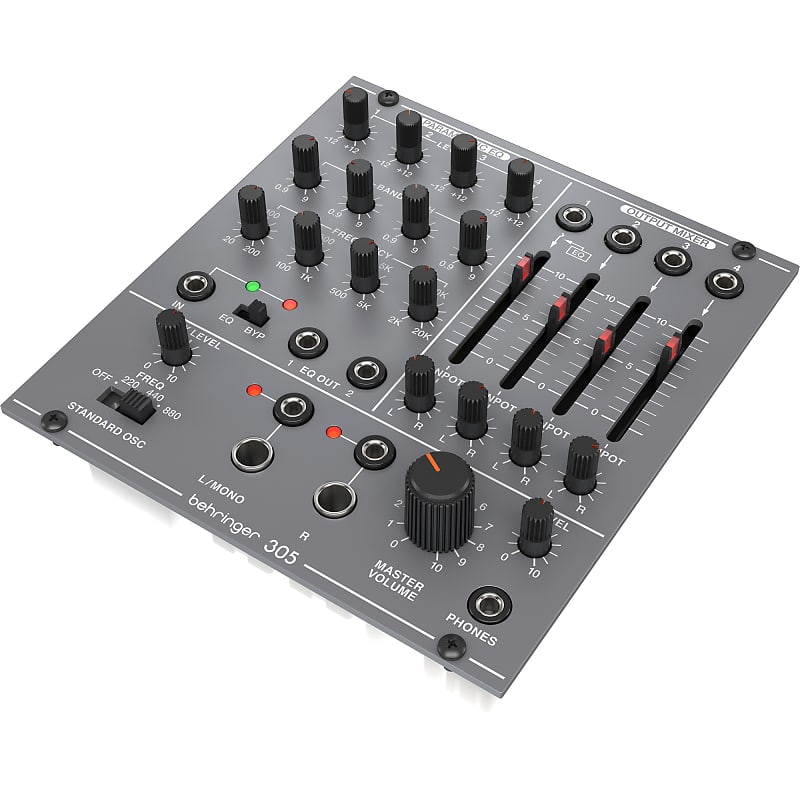 Behringer System 100 305 EQ/Mixer/Output | Reverb