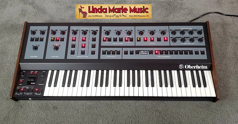 Oberheim OB-X8 8-voice Polyphonic Analog Synthesizer- w/ Man. | Reverb