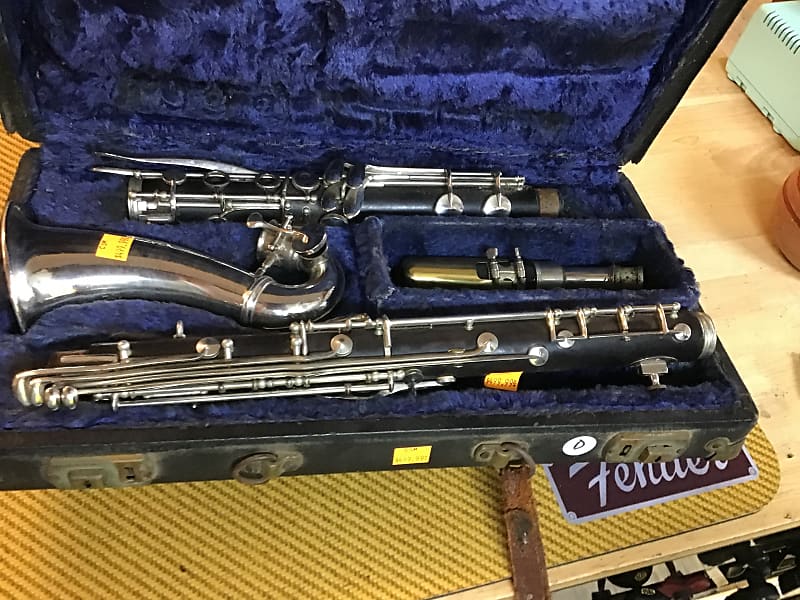 CG Conn Elkhart Alto Clarinet Unknown Year - Natural Black | Reverb