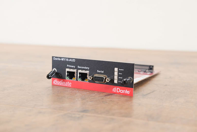 Audinate Dante-MY16-AUD Dante Network Card (church owned) | Reverb