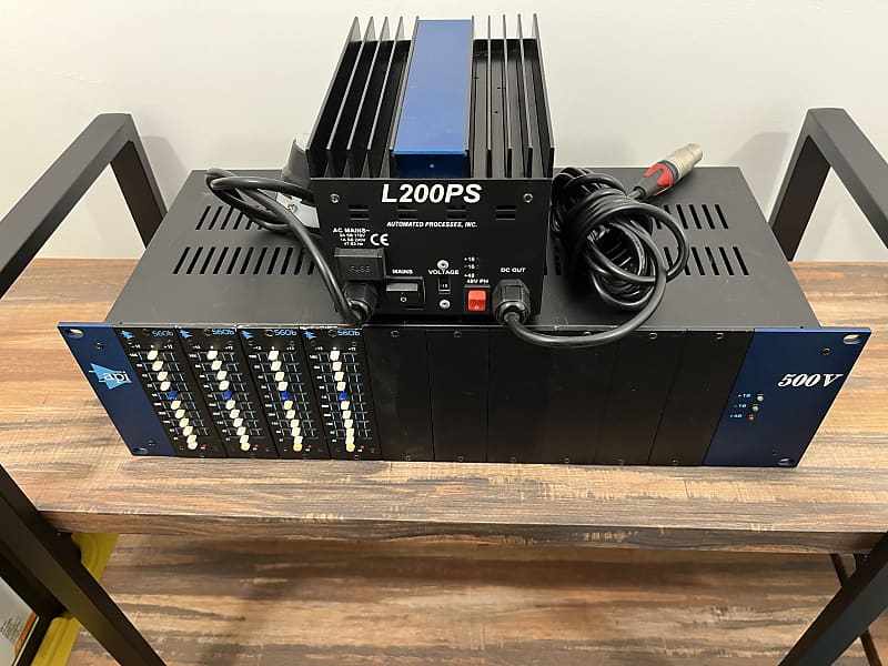 4 x Vintage 560 EQ With 500 VPR Rack & PS - Vintage - | Reverb