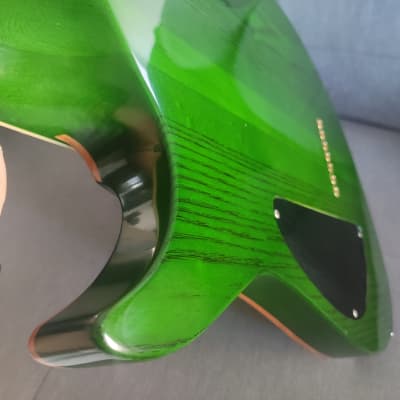 ESP Custom shop horizon 7 strings 2001 Trans green | Reverb