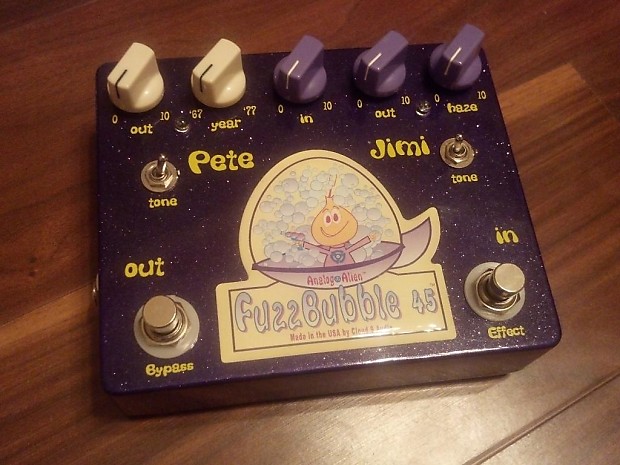 Analog Alien Fuzzbubble-45 dual pedal Pete / Overdrive & Jimi | Reverb