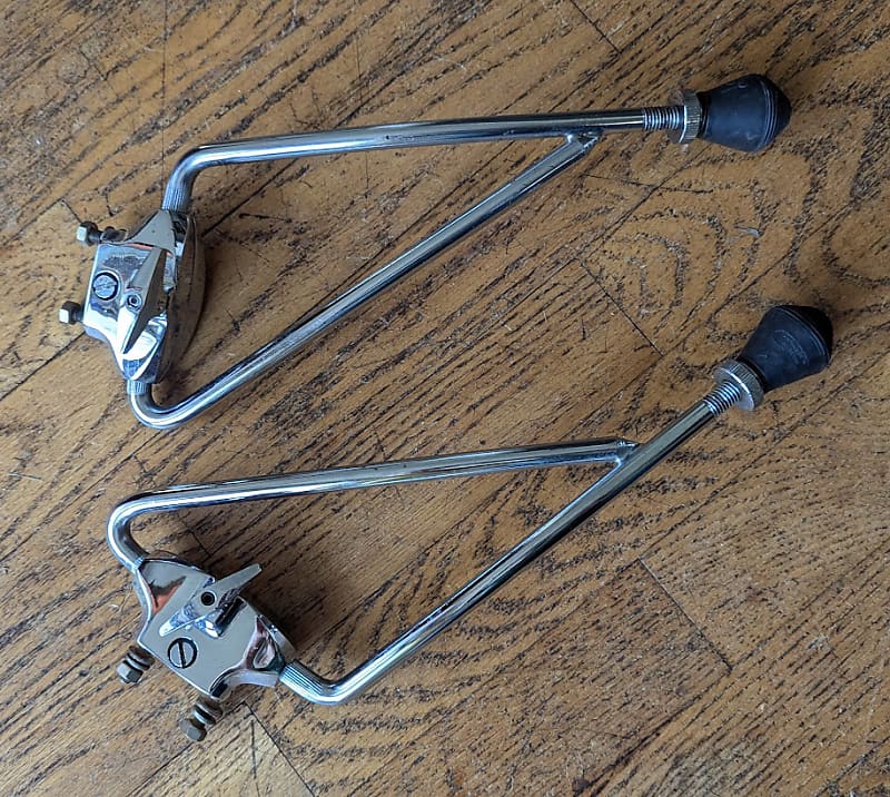 Vintage Sonor Phonic 80s Bass Drum Legs Spurs Mounts | Reverb