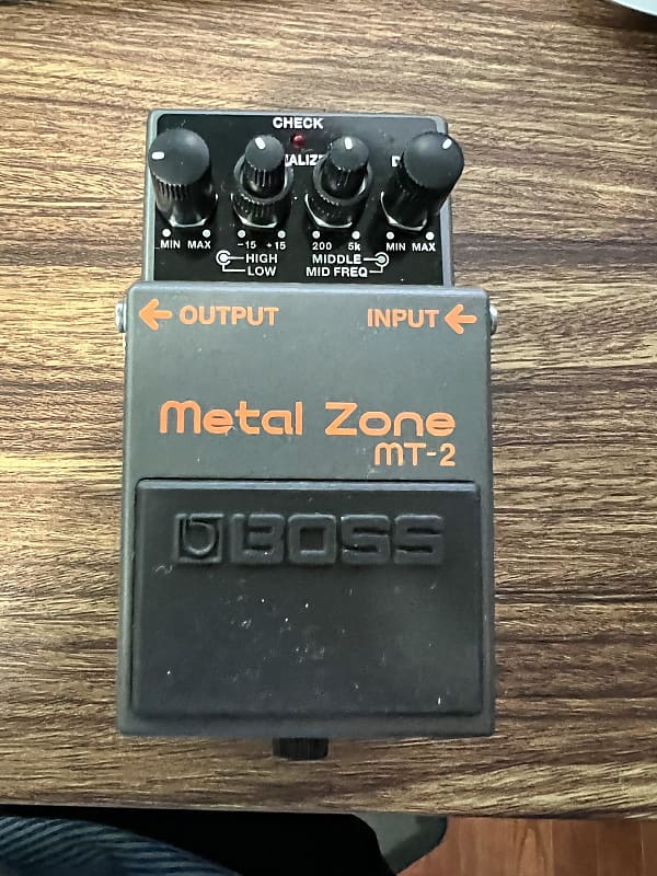 Boss MT-2 Metal Zone (Silver Label) 1991 - Present - Black | Reverb