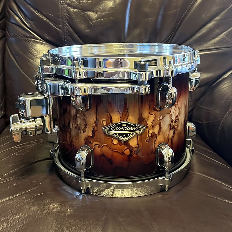 Tama Starclassic Walnut/Birch 10x8” Tom - Molten Brown Burst | Reverb