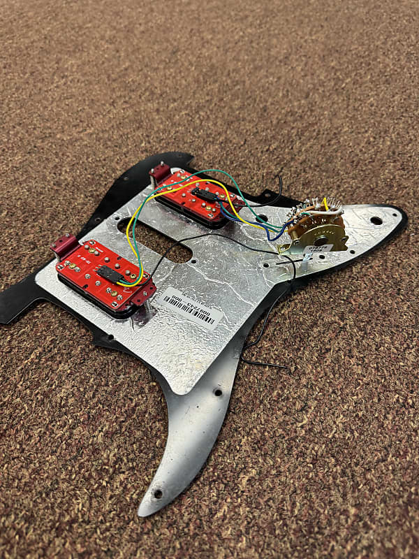 Fender Dual Twin Head Humbuckers with Pickguard & Switch | Reverb