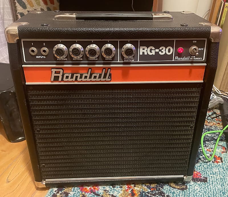 Randall RG30 1980 USA - Black Tolex 30w 1x12 Monster! | Reverb
