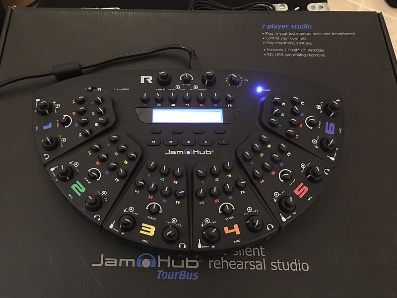 JamHub TourBus 7-Section Silent Rehearsal Studio Mixer System | Reverb