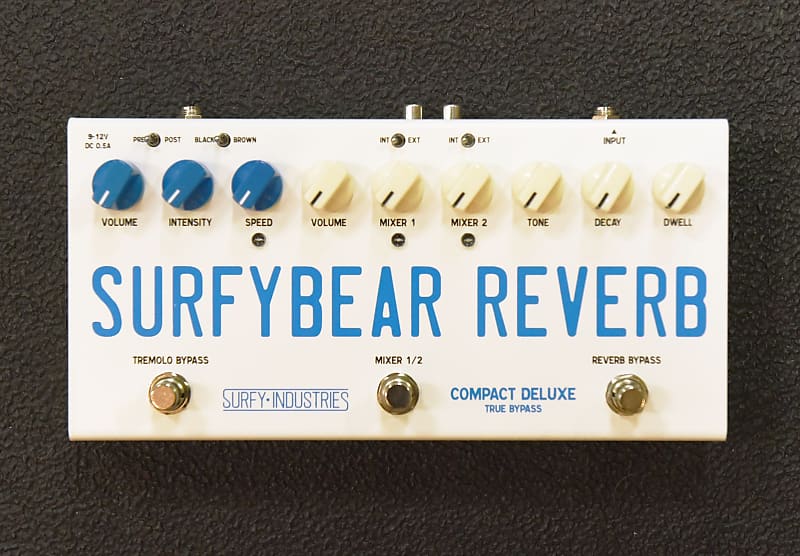 Surfy Industries SurfyBear Reverb Compact Deluxe - White | Reverb