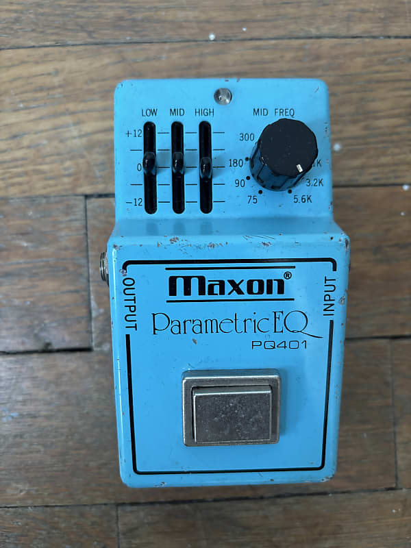 Maxon PQ-401 1980 Vintage Pedal EQ Parametric | Reverb