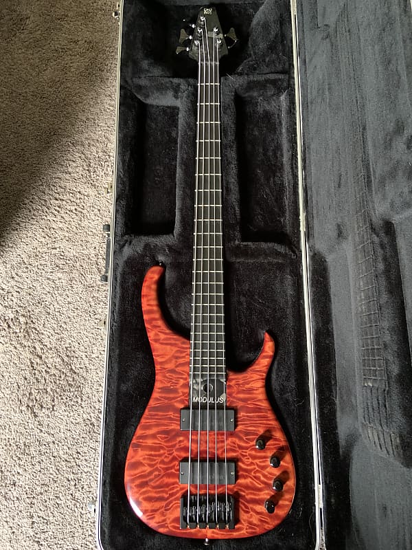 Modulus Quantum 5 Quilted Burnt Orange | Reverb