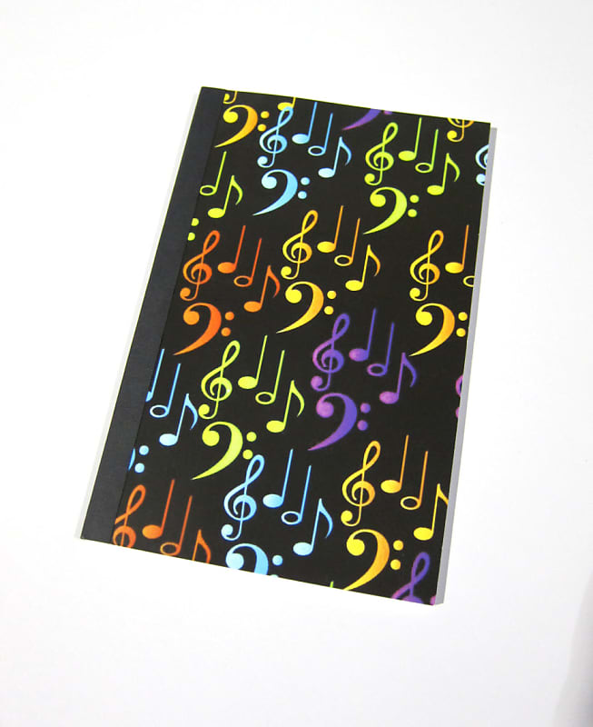 Journal Notebook - Treble & Bass Clef | Reverb