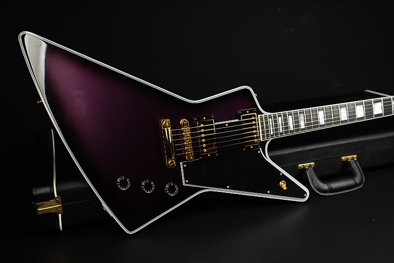 Gibson Explorer CS Custom Mod Collection 2023 - Violet Burst | Reverb