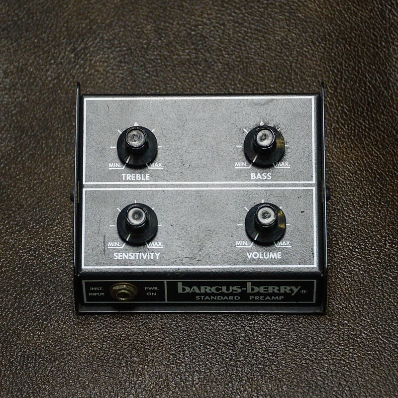 Barcus-Berry Standard Preamp - Black | Reverb