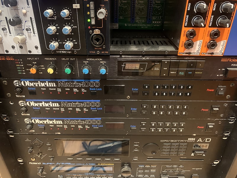 Oberheim Matrix 1000 x3 tauntek upgraded + unique alpes | Reverb