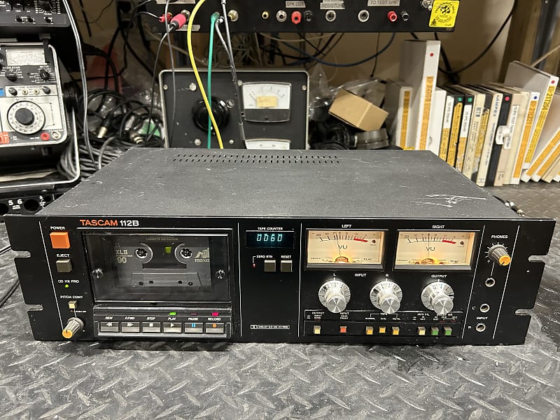 Tascam 112B rack mount pro cassette deck. SERVICED- New | Reverb