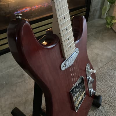 Custom Strat-O-Tele, Semi-Transparent Blood Red, 4-way Switch | Reverb