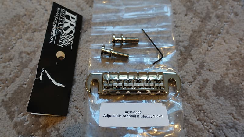PRS ACC-4005 Adjustable Stoptail Bridge Nickel NEW | Reverb
