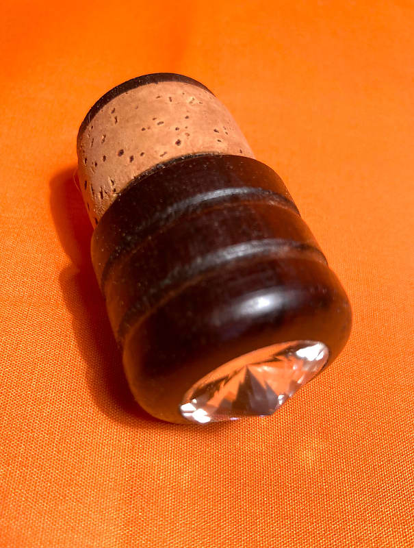 Tenor Saxophone End Plug-Dark Color Wood-Made with a | Reverb