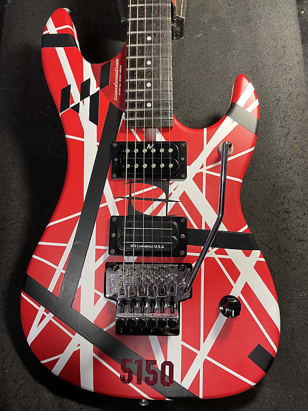 Washburn N24.ver.5150 nuno- Red&White&Black.Stripe. | Reverb
