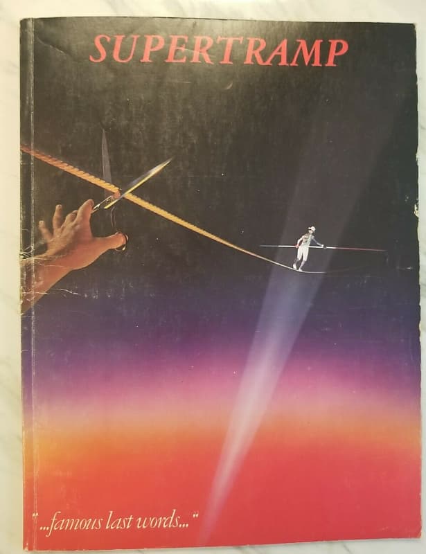 SUPERTRAMP - FAMOUS LAST WORDS - SONGBOOK - PIANO VOCAL | Reverb