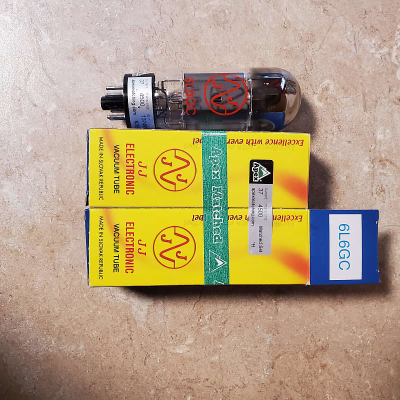JJ Tubes 6L6GC Power Vacuum Tube, Matched 6l6 GC Set 2 NEW IN | Reverb