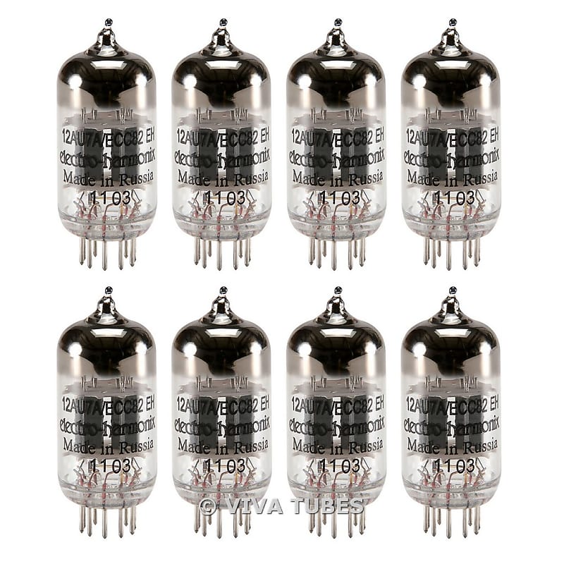 New Matched Octet (8) Electro-Harmonix 12AU7 / ECC82 Vacuum | Reverb