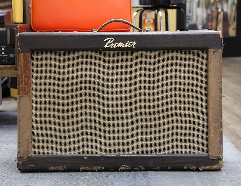 1960s Premier T-12R 2x12 Vintage Combo Amp w/Jensen Speakers | Reverb
