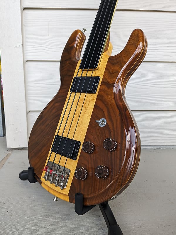 1970s Kramer 650B - Special Unlined Fretless w/Original Case | Reverb