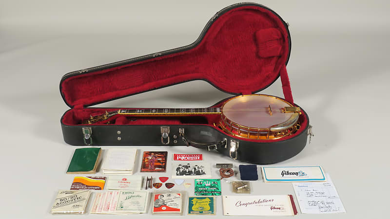 Gibson Tenor Banjo model TB-800 Mastertone Deluxe golden | Reverb