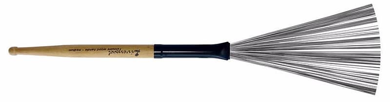 Brushes - Medium Wire Brush & Wood Stick Combo | Reverb