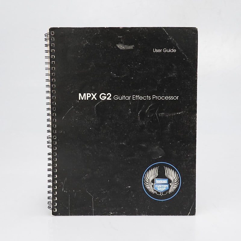 Lexicon MPX G2 Guitar Effects Processor User's Guide #53807 | Reverb