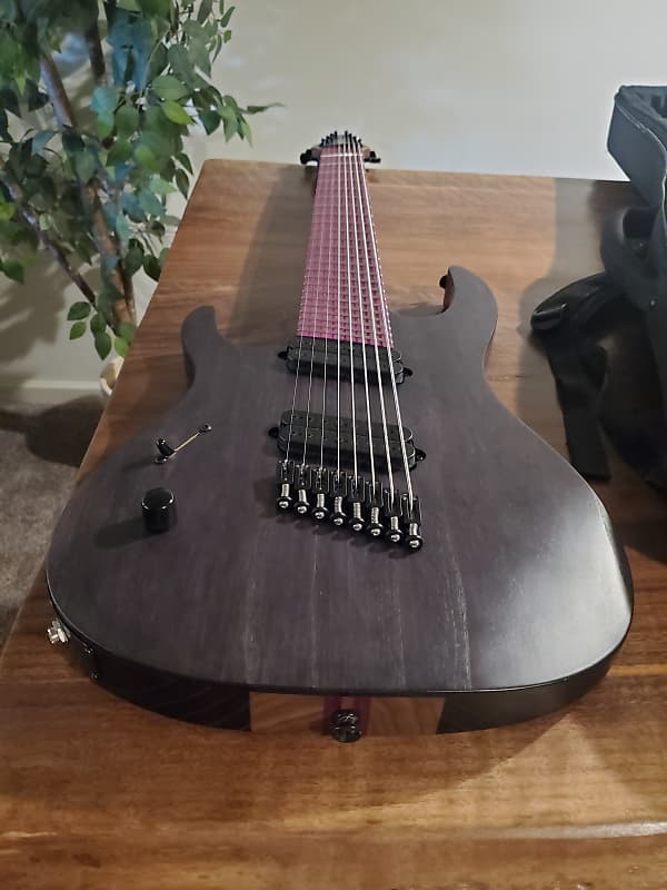 Kiesel DC8M 8 String guitar - Graphite | Reverb