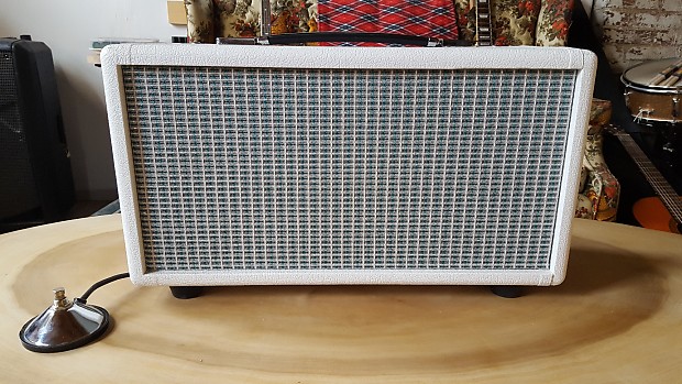 Stand Alone Tube Reverb Unit 2016 White Tolex/ Silver Blue | Reverb